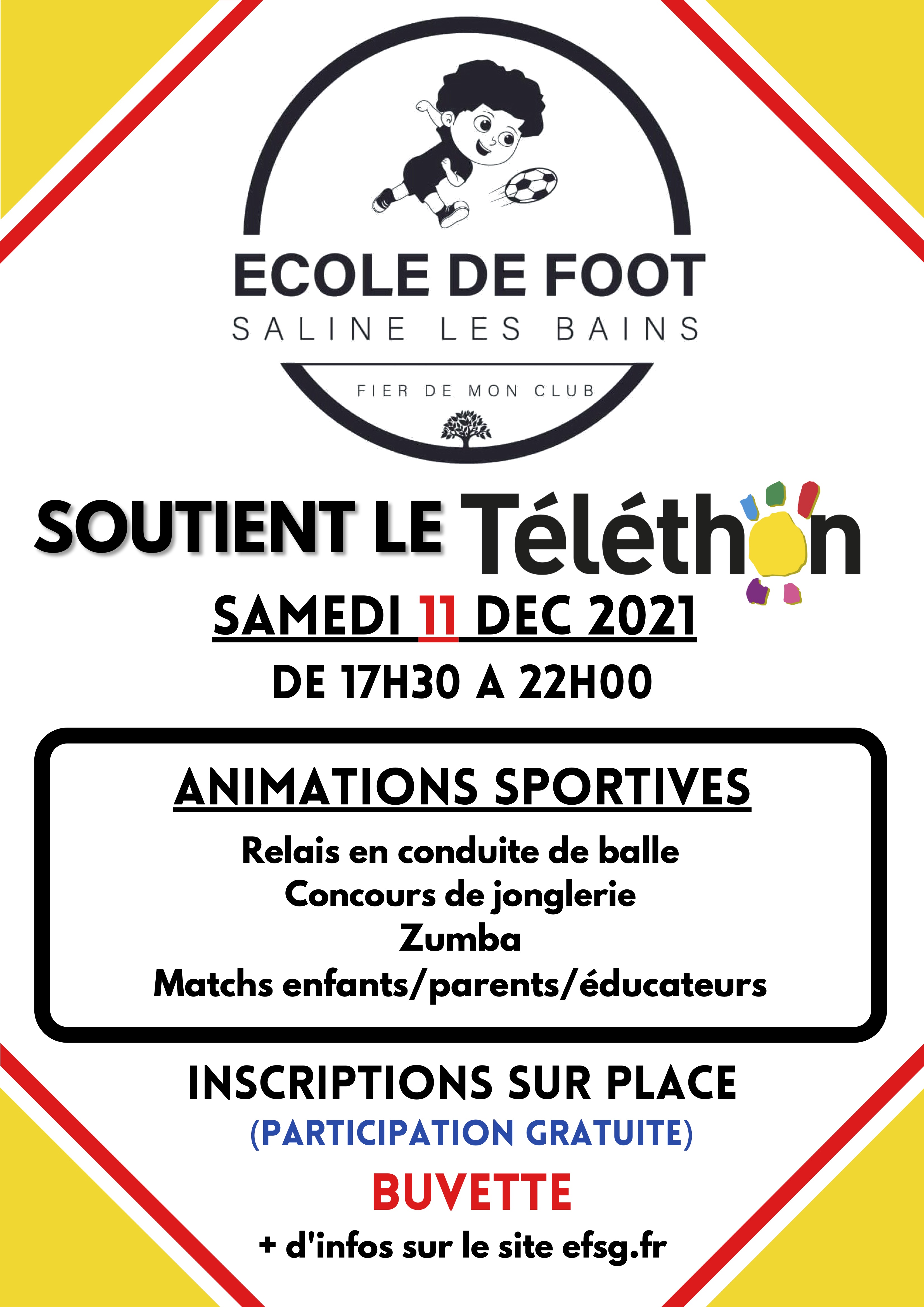 TELETHON – EFSG le 11 décembre 2021 – EFSG